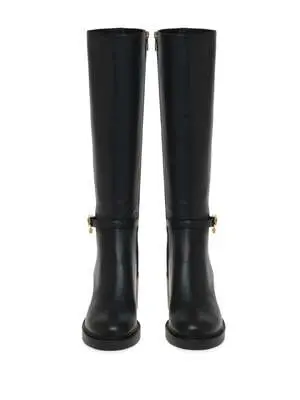 GIANVITO ROSSI Buckle-strap Knee-high Boots