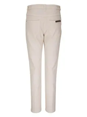 Brunello Cucinelli Slim-cut Trousers With Monili Detail