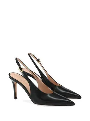 GIANVITO ROSSI Robbie 85mm Slingback Pumps - Black