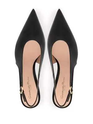 GIANVITO ROSSI Robbie 85mm Slingback Pumps - Black