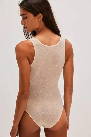 Free People Night Sky Seamless Bodysuit - Brazilian Sand