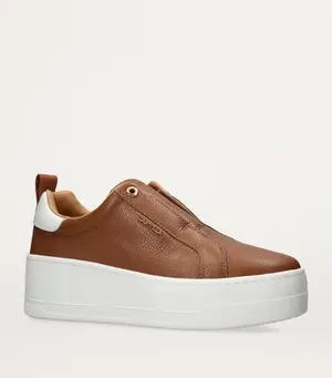 Carvela Leather Connected Slip-on Sneakers