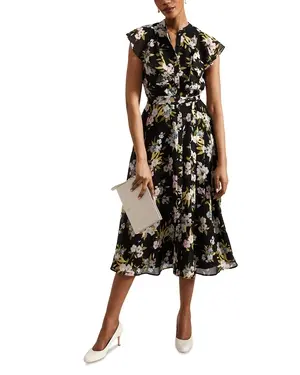 HOBBS LONDON Erica Midi Dress