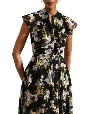 HOBBS LONDON Erica Midi Dress