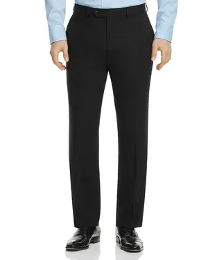 Hart Schaffner Marx Basic New York Classic Fit Dress Pants - Black