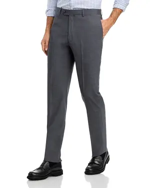Hart Schaffner Marx Basic New York Classic Fit Dress Pants - Grey