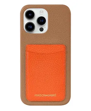 MAISON DE SABRE Card Phone Case (iphone 14 Pro) Manhattan Sandstone