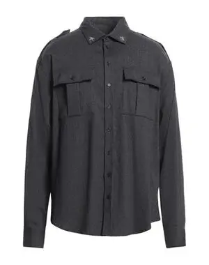 Dsquared2 Shirt Size Virgin Wool, Elastane - Charcoal