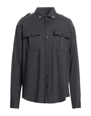 Dsquared2 Shirt Size Virgin Wool, Elastane - Charcoal