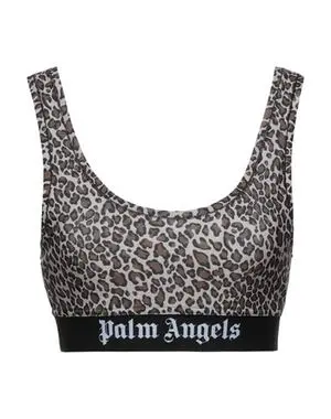 Palm Angels Leopard Print Sports Top