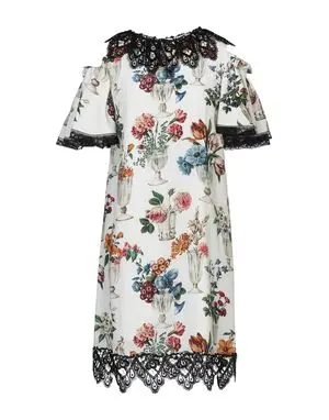 Dolce & Gabbana Mini Dress With Floral Design