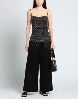 Pinko Logo-print Top - Black