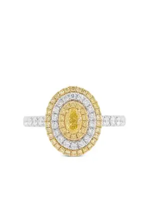 HYT JEWELRY 18kt White Gold Diamond Ring