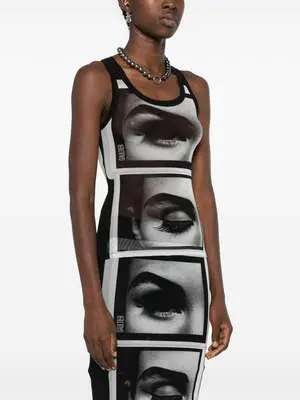 Jean Paul Gaultier Face-print Top