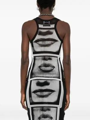 Jean Paul Gaultier Face-print Top