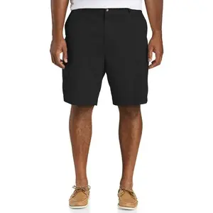NAUTICA Big & Tall Deck Stretch Shorts - Black