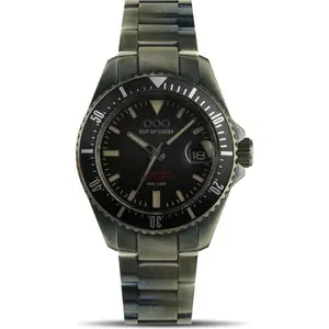 OUT OF ORDER Automatic Bracelet Watch Black