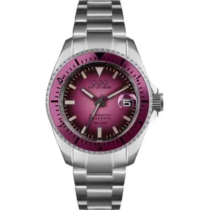 OUT OF ORDER Automatic Bracelet Watch Fuchsia