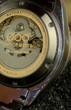 OUT OF ORDER Automatic Bracelet Watch - Sand