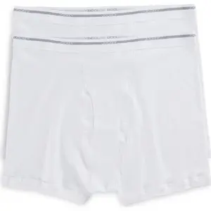JOCKEY Big & Tall 2-pk Boxer Briefs - White