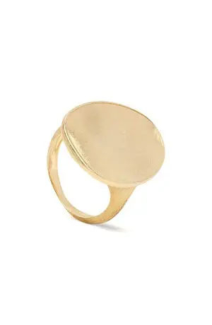 Marco Bicego Lunaria Textured Ring - Yellow Gold