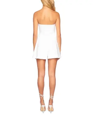 Susana Monaco V Wire Bow Romper - Sugar