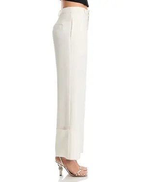 Cinq À Sept Alliston Wide Leg Trousers - Ivory