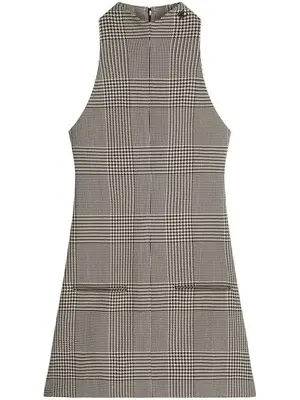 COURREGES Sleeveless A-line Dress - Black