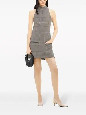 COURREGES Sleeveless A-line Dress - Black