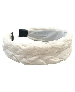 HEADBANDS OF HOPE Blushing Braid Headband - Ivory