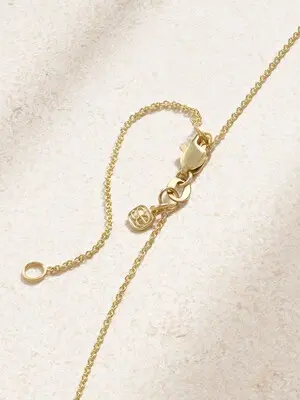 SYDNEY EVAN Palm Tree 14-karat Diamond Necklace