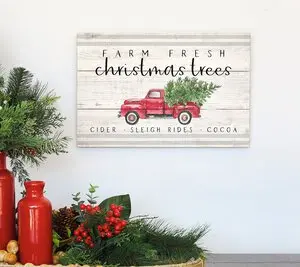 SINCERE SURROUNDINGS 16' Christmas Trees Rustic Pallet