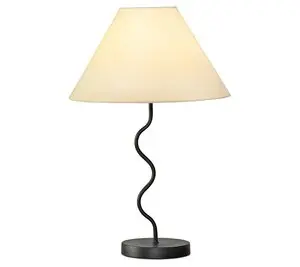 BRIGHTECH Squiggle 22' Modern Metal Stem Led Ta Ble Lamp