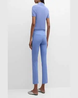 Veronica Beard Brandt Cashmere Polo Top