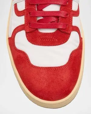 LANVIN Clay Low-top Sneakers - Red/white