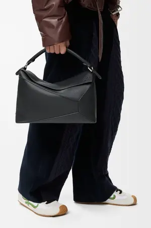 Loewe Luxury Large Puzzle Bag - Black