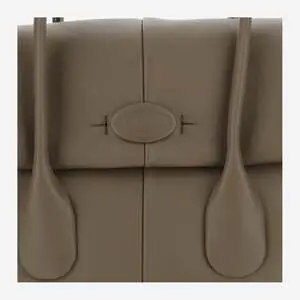 TOD'S Di Bag Reverse Leather Small - Grey