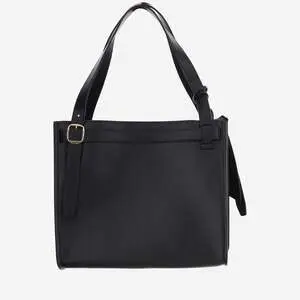 Coperni Cabas Leather Handbag - Black