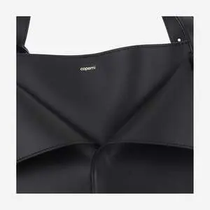 Coperni Cabas Leather Handbag - Black