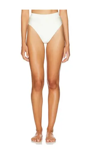 PatBO High Leg Bikini Bottom - Ivory