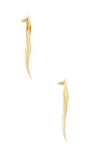 Cult Gaia Lola Earrings - Shiny Brass
