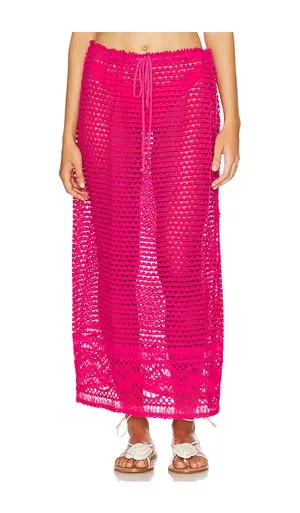 Agua Bendita X Plum Maxi Skirt