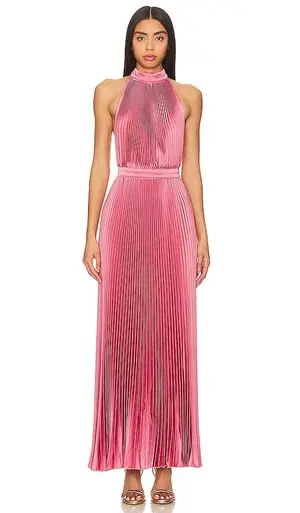 L'idee Pleated Evening Dresses