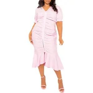 Buxom Couture Shirred Day Dresses