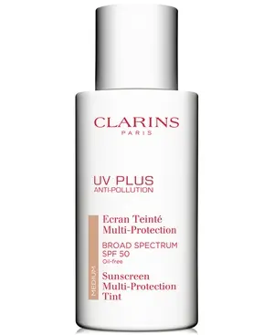 Clarins Uv Plus Anti-pollution Tinted Face Sunscreen Spf 50 - Medium