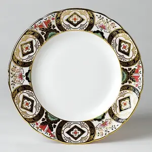 ROYAL CROWN DERBY Chelsea Garden Rim Soup Bowl - Multi