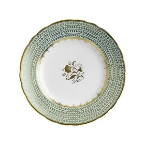 ROYAL CROWN DERBY Darley Abbey Accent Plate, 8 - Gold Multi