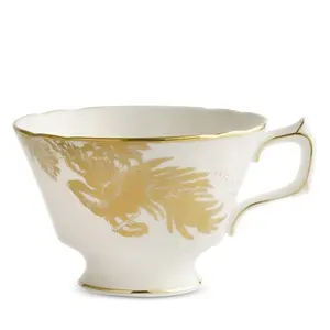 ROYAL CROWN DERBY Gold Aves Motif Teacup - Clear