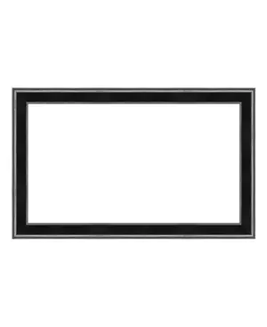 DECO TV FRAMES 85 Customizable Frame For Samsung The Frame Tv 2021-2025 - Antique Silver Black