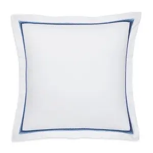 AMALIA HOME COLLECTION Douro Euro Sham - White/blue